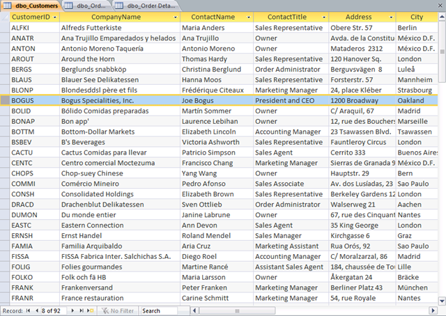 OakLeaf Systems: Linking Microsoft Access 2010 Tables to a SQL Azure ...
